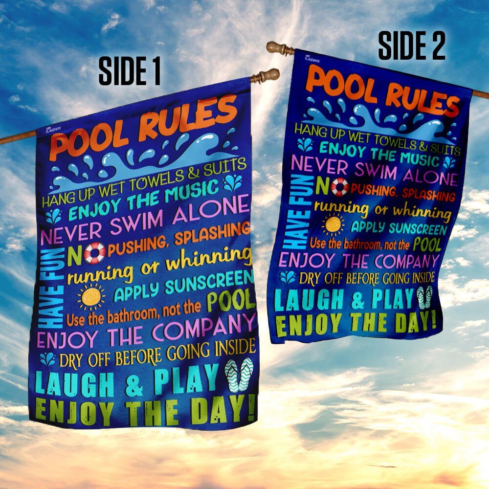 Pool Rules Flag – Flagwix