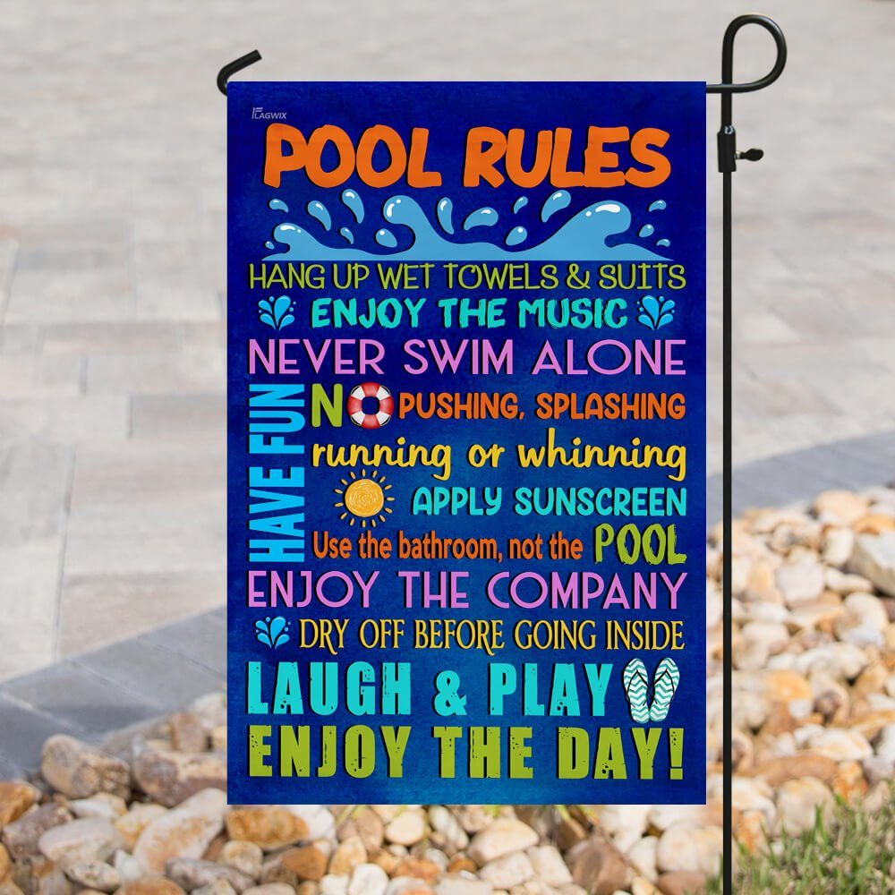 Pool Rules Flag – Flagwix