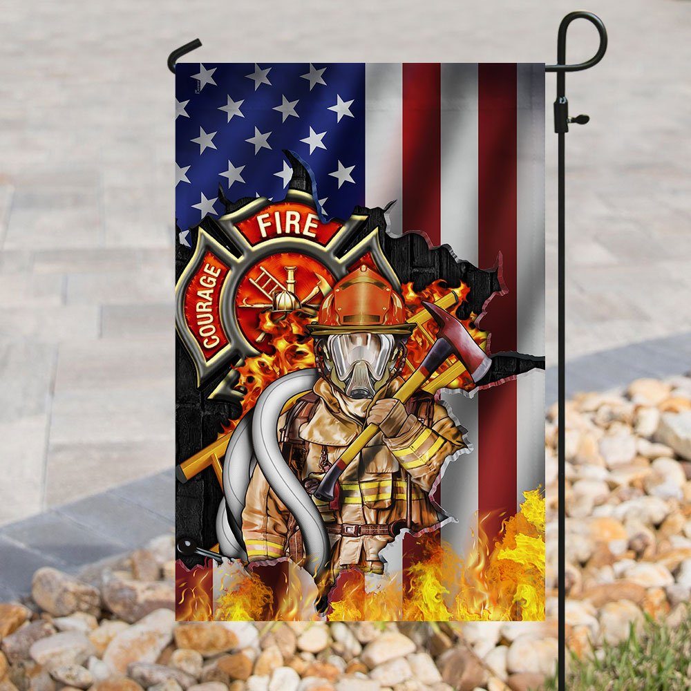 Proud Firefighter Flag - Flagwix