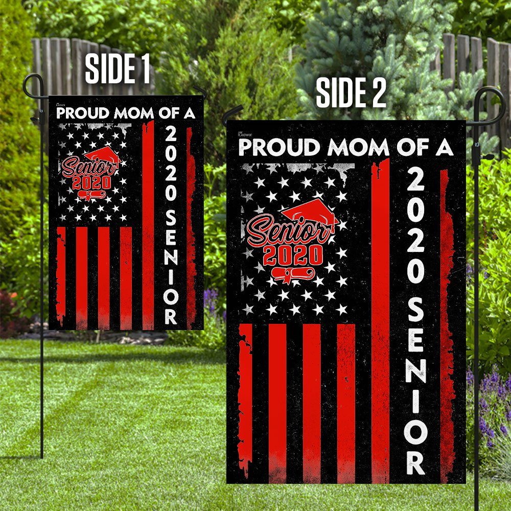 Proud Mom Of A 2020 Senior Flag – Flagwix