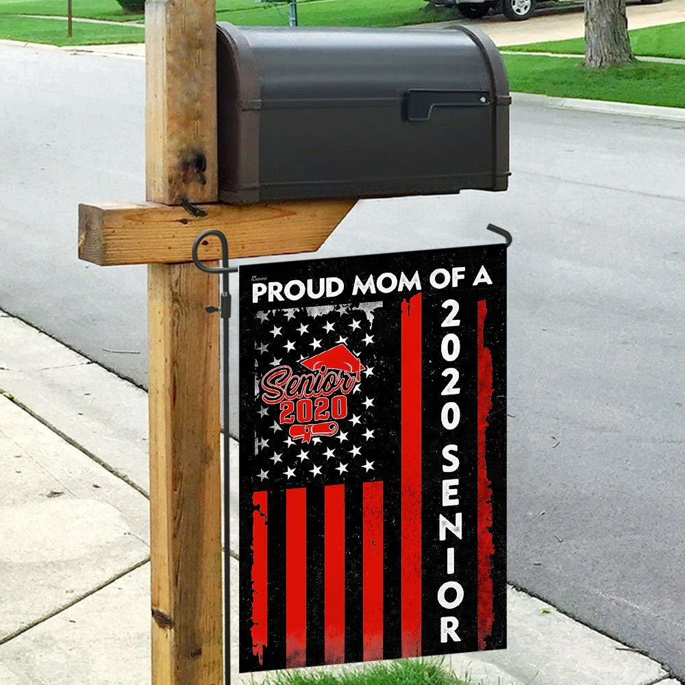 Proud Mom Of A 2020 Senior Flag – Flagwix