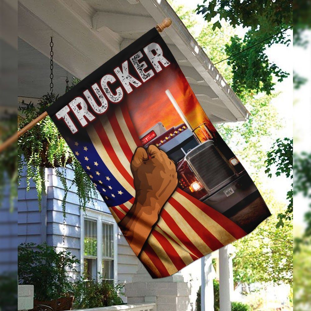 Proud Trucker Flag - Flagwix