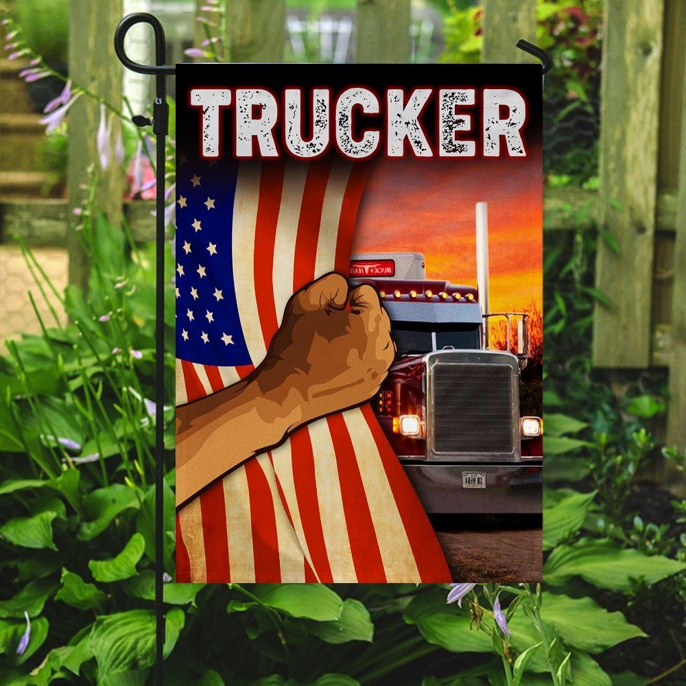Proud Trucker Flag - Flagwix