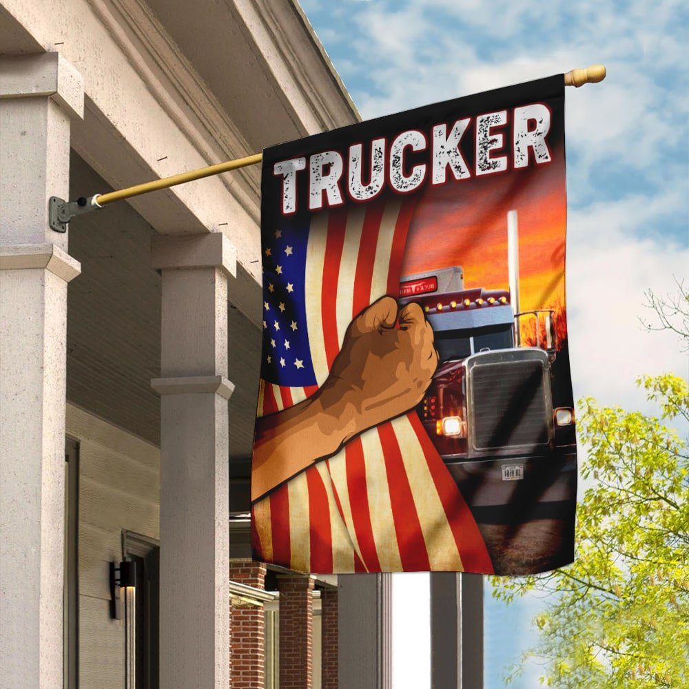 Proud Trucker Flag - Flagwix