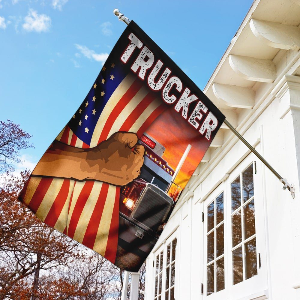 Proud Trucker Flag - Flagwix
