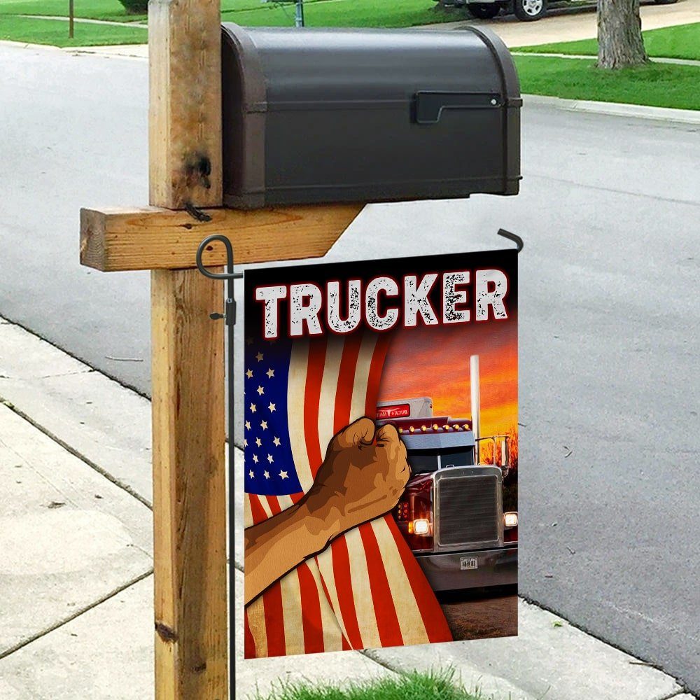 Proud Trucker Flag - Flagwix