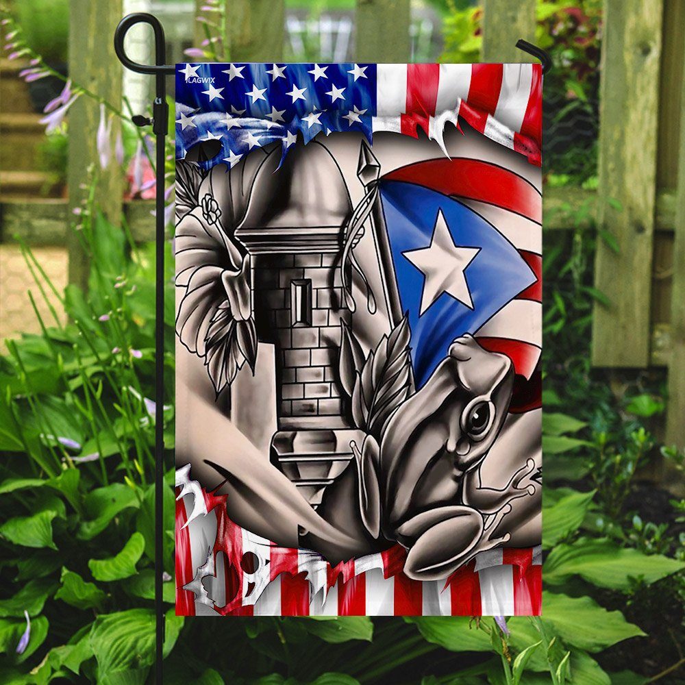 Puerto Rico American Flag - Flagwix