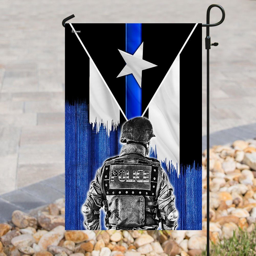 Puerto Rico Blue Line Flag – Flagwix