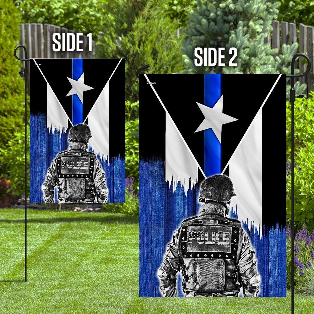Puerto Rico Blue Line Flag – Flagwix