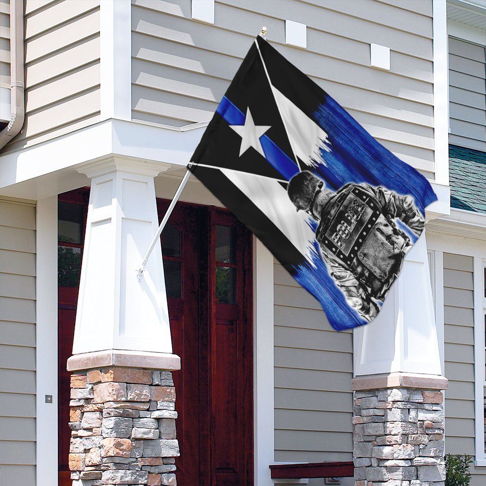 Puerto Rico Blue Line Flag – Flagwix