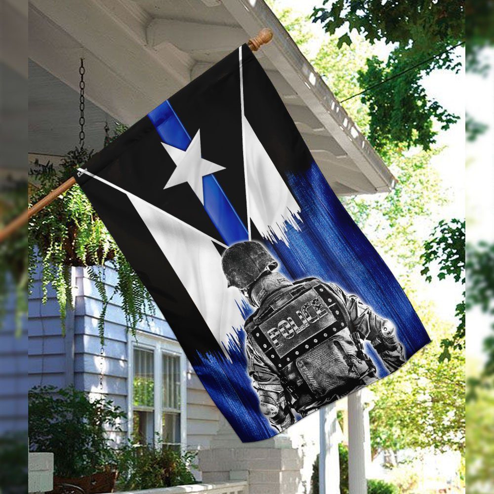 Puerto Rico Blue Line Flag – Flagwix
