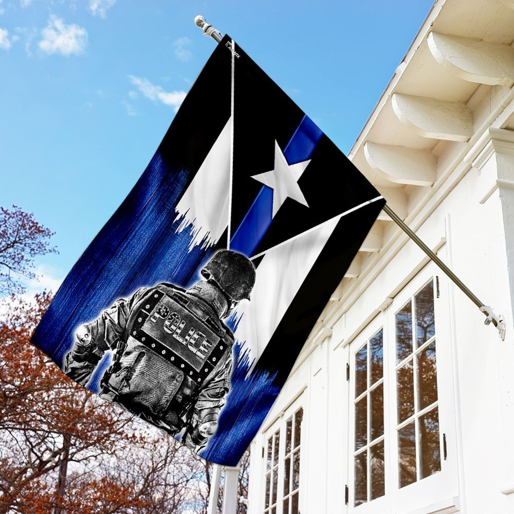 Puerto Rico Blue Line Flag – Flagwix