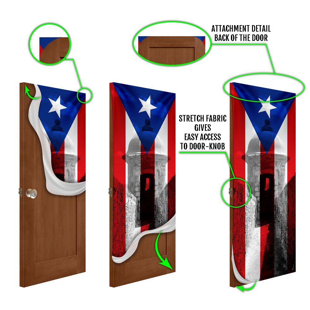Puerto Rico Door Cover - Flagwix