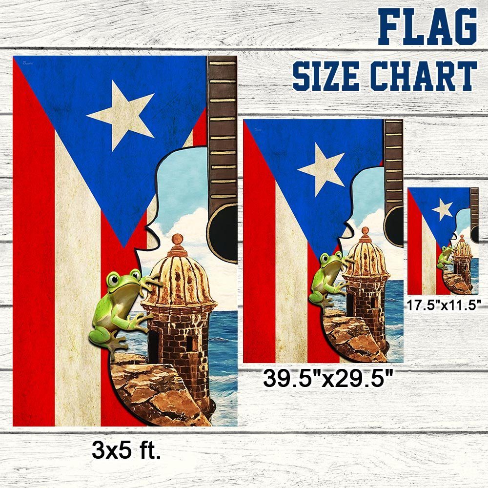 Puerto Rico Flag El Morro Castle Coqui BNN735F – Flagwix