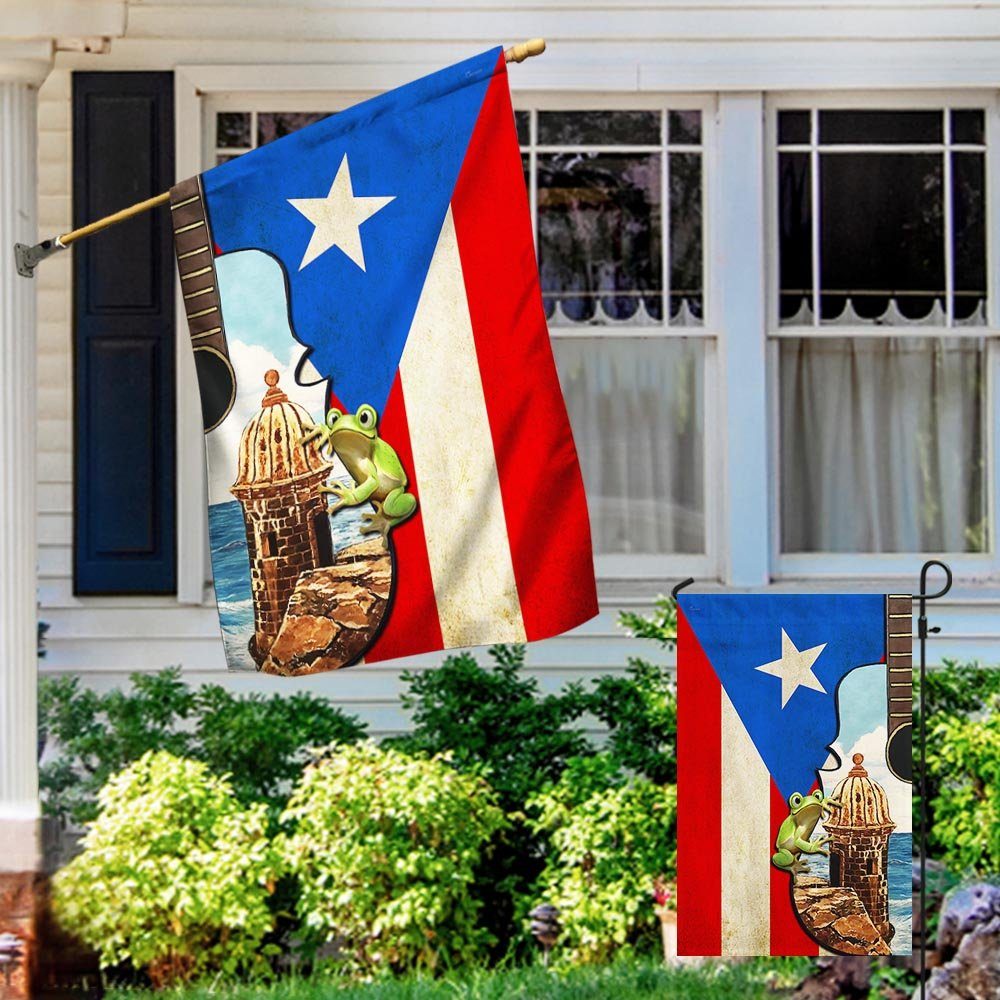Puerto Rico Flag El Morro Castle Coqui BNN735F – Flagwix