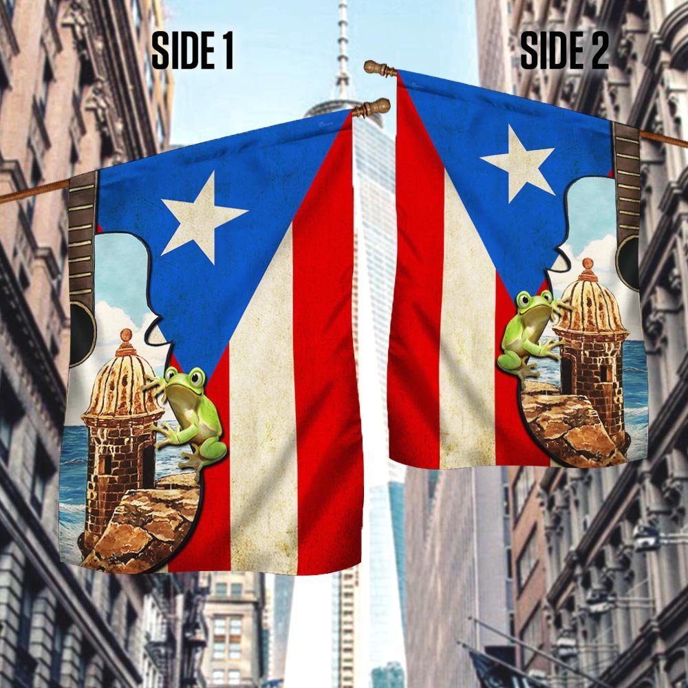 Puerto Rico Flag El Morro Castle Coqui BNN735F – Flagwix