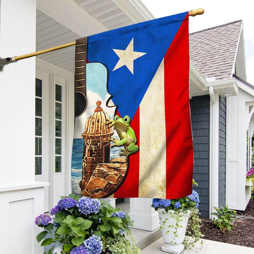 Puerto Rico Flag El Morro Castle Coqui BNN735F – Flagwix