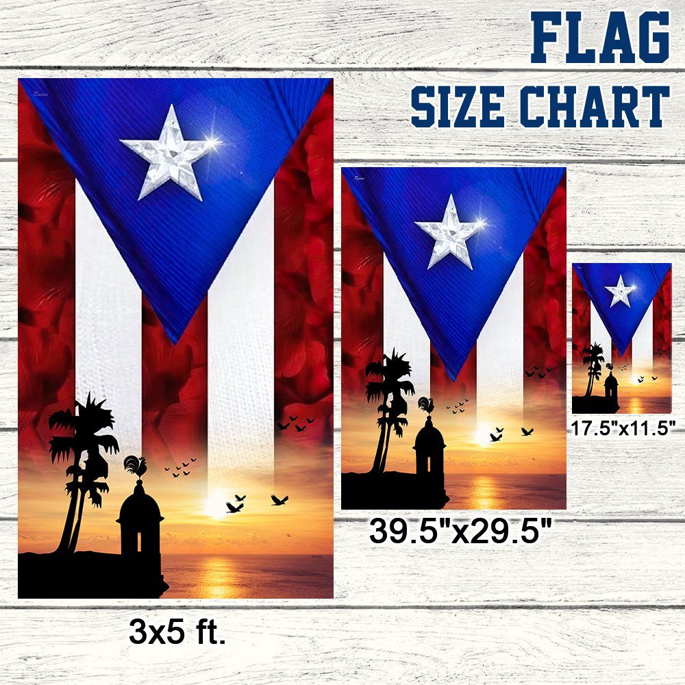 Puerto Rico Flag Puerto Rico Scenery Flag LNT273F – Flagwix