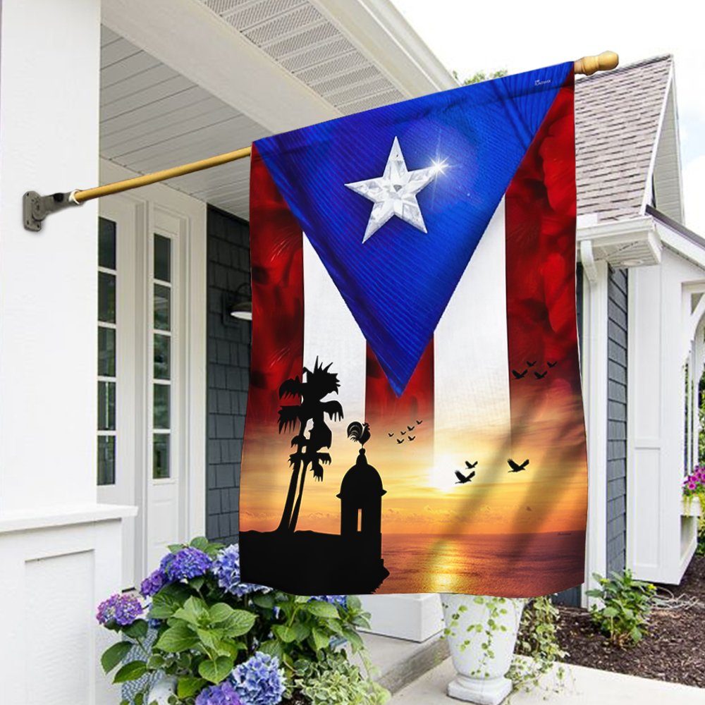 Puerto Rico Flag Puerto Rico Scenery Flag LNT273F – Flagwix