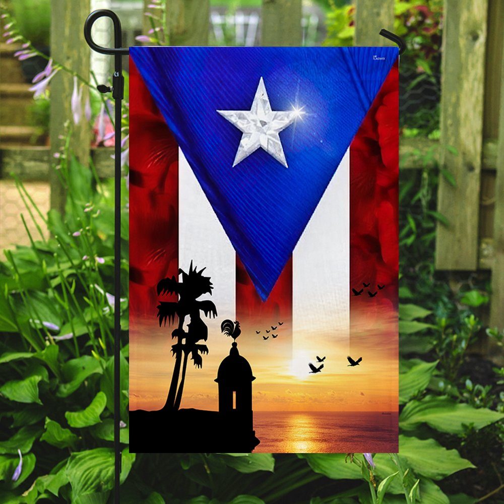 Puerto Rico Flag Puerto Rico Scenery Flag LNT273F – Flagwix