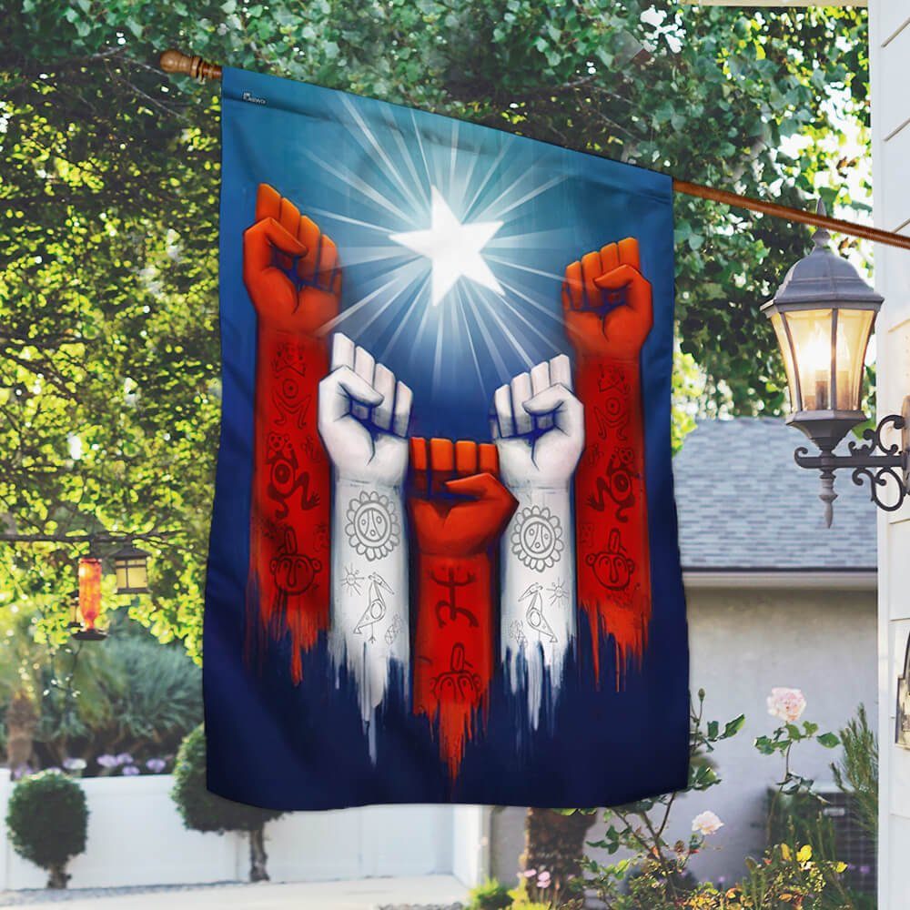 Puerto Rico Flag Together NNT147F - Flagwix