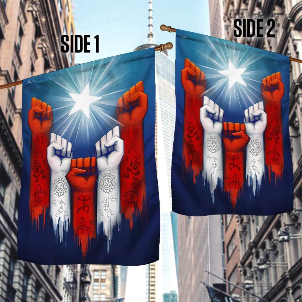 Puerto Rico Flag Together NNT147F - Flagwix
