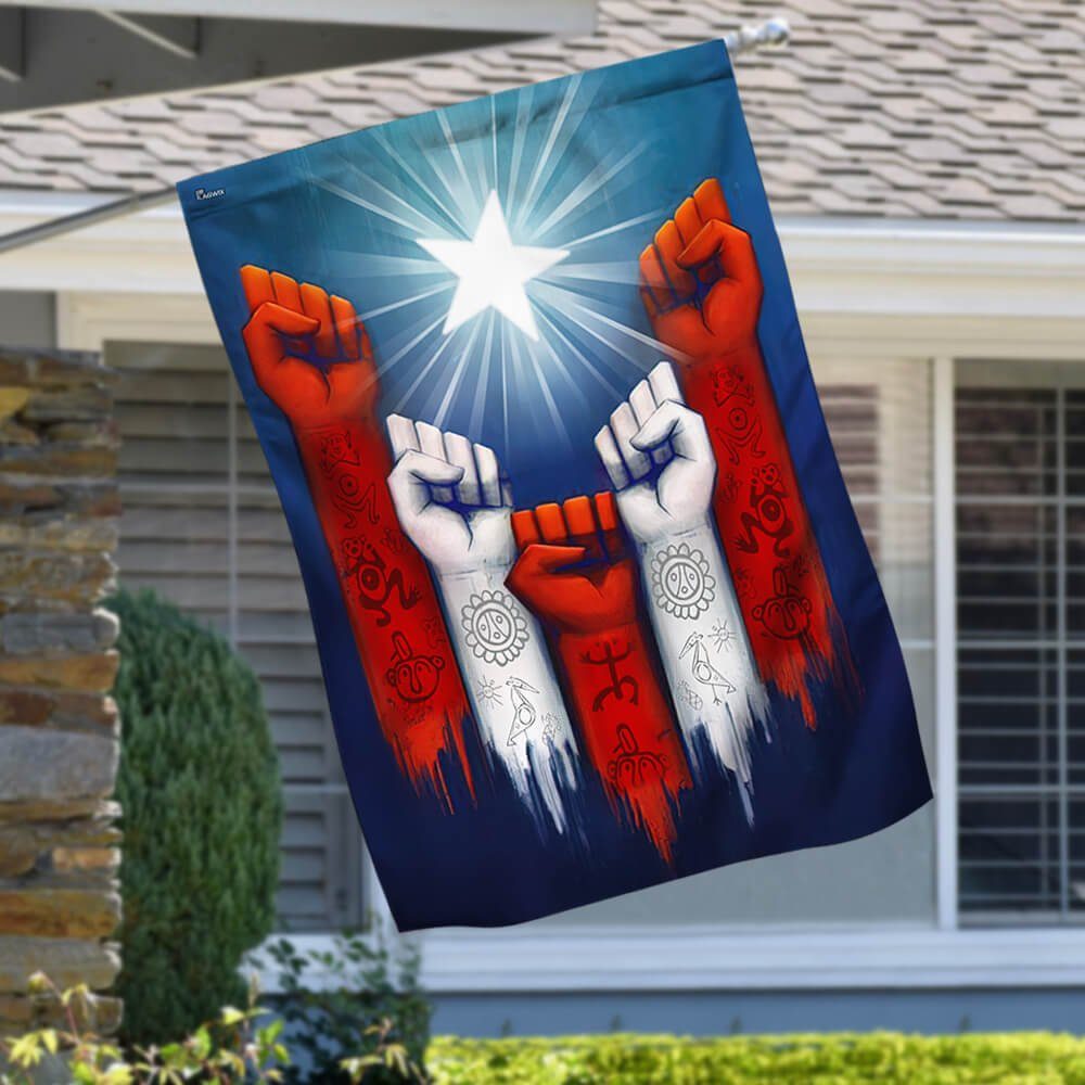 Puerto Rico Flag Together NNT147F - Flagwix