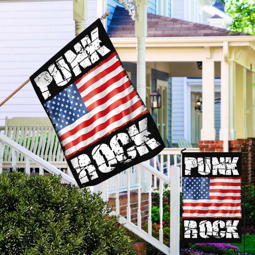 Punk Rock American Flag BNN482F - Flagwix