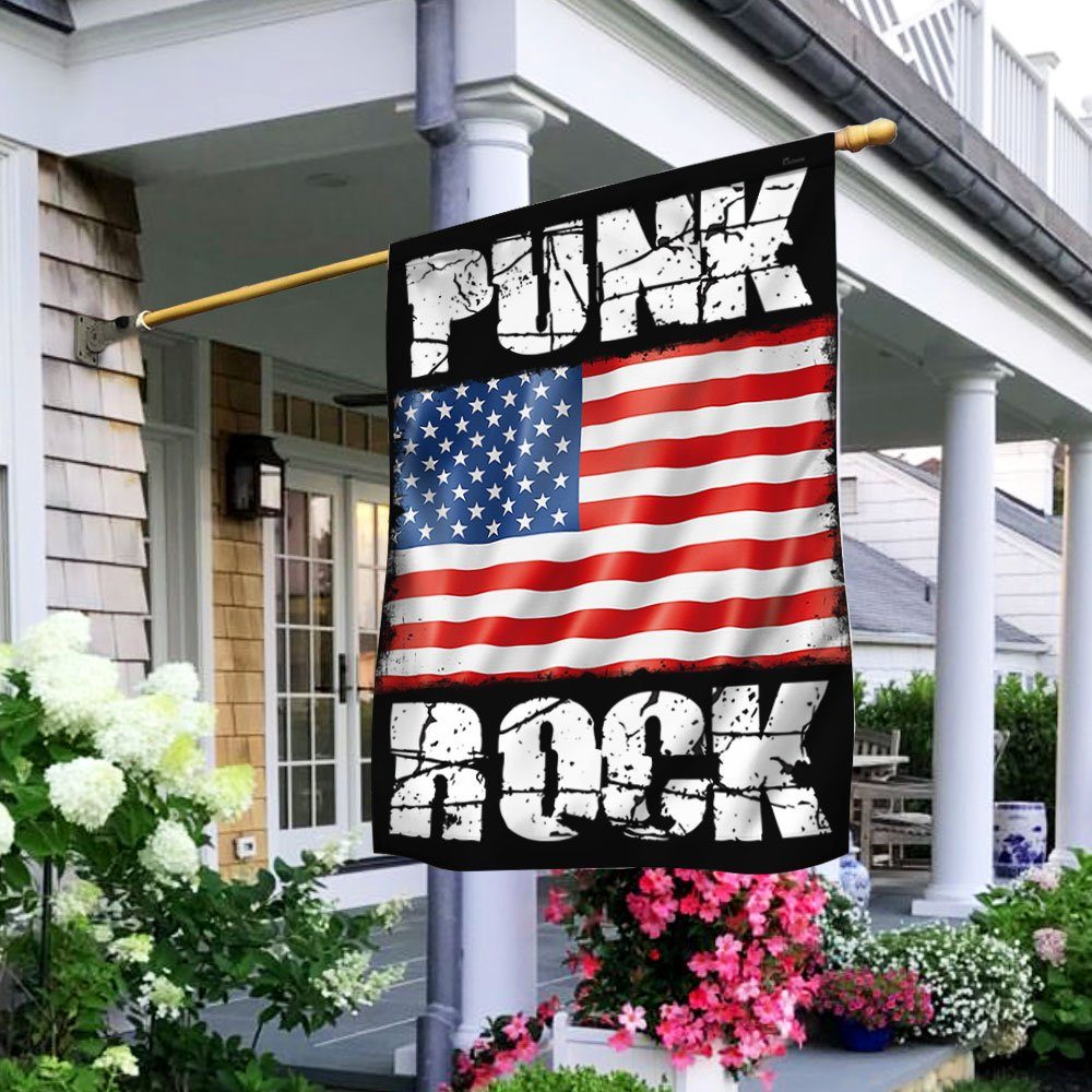 Punk Rock American Flag BNN482F - Flagwix