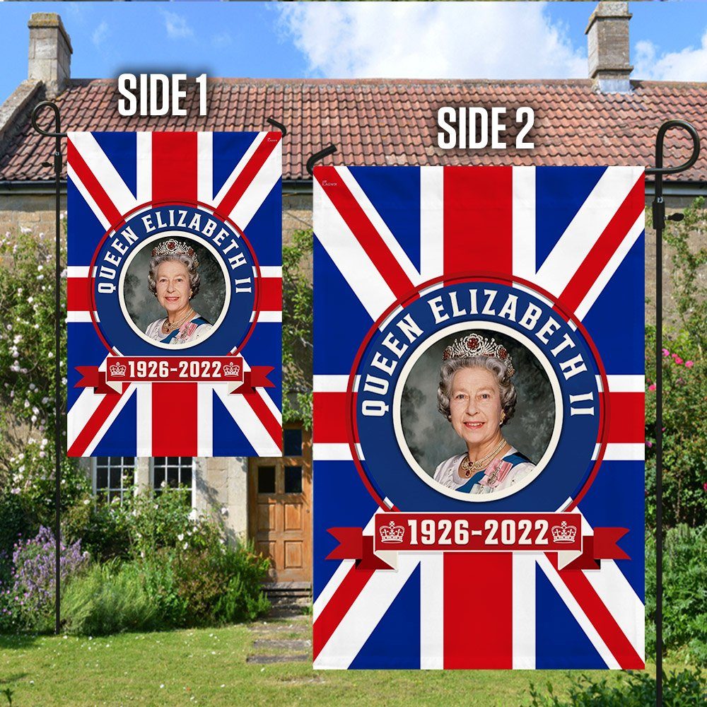 Queen Elizabeth II 1926-2022 UK Flag TQN487F - Flagwix