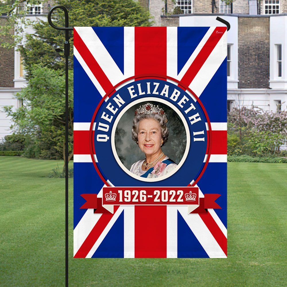 Queen Elizabeth II 1926-2022 UK Flag TQN487F - Flagwix
