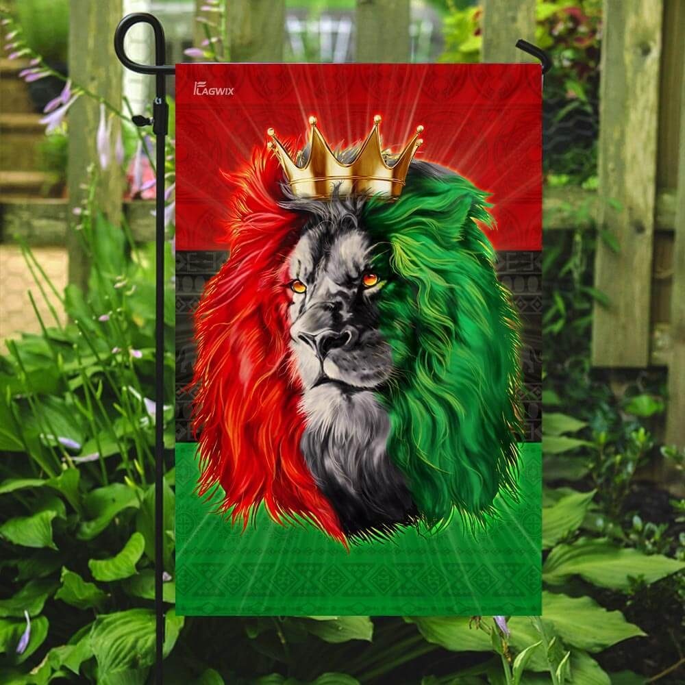 Rasta Lion. Pan African Flag - Flagwix