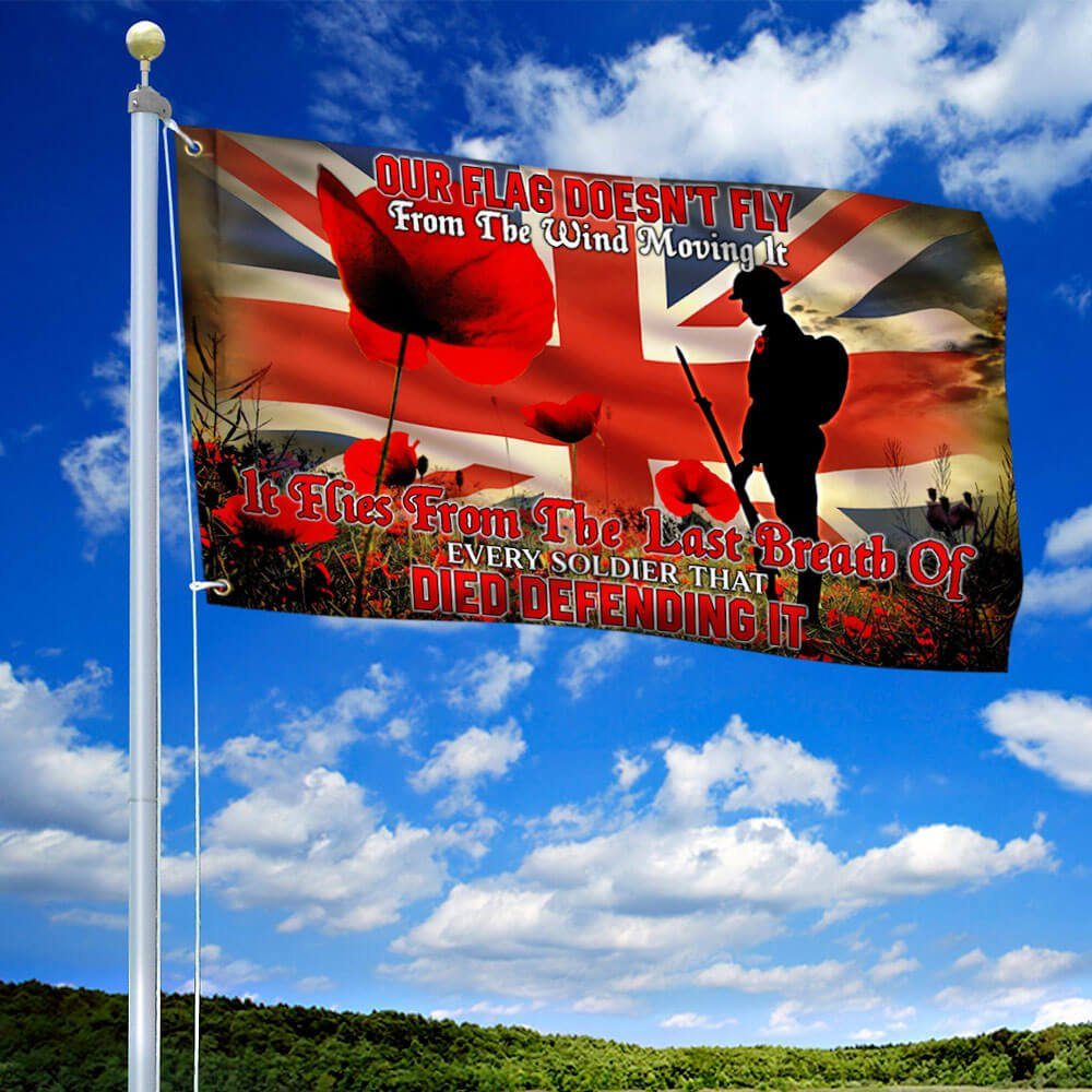 Remembrance Day Flag Lest We Forget THB3508GFv1 – Flagwix