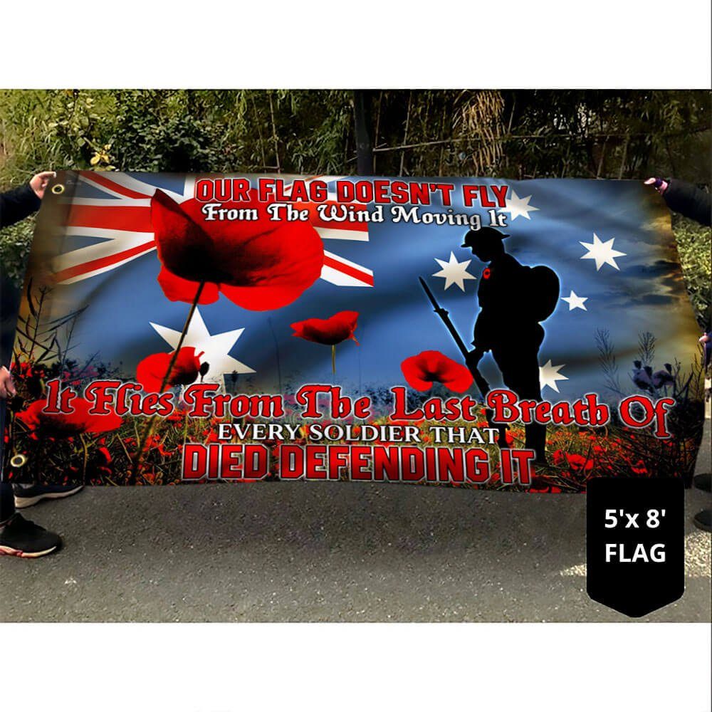 Remembrance Day Flag Lest We Forget THB3508GFv2 - Flagwix