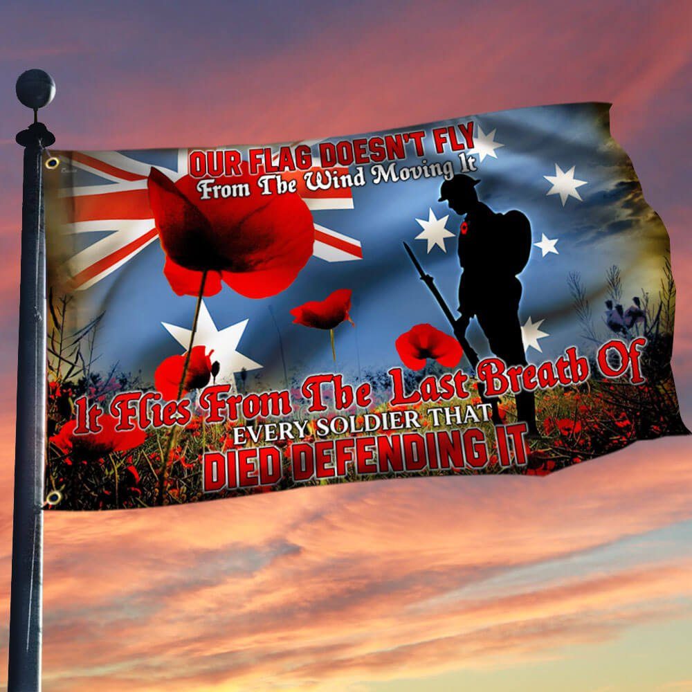 Remembrance Day Flag Lest We Forget THB3508GFv2 – Flagwix
