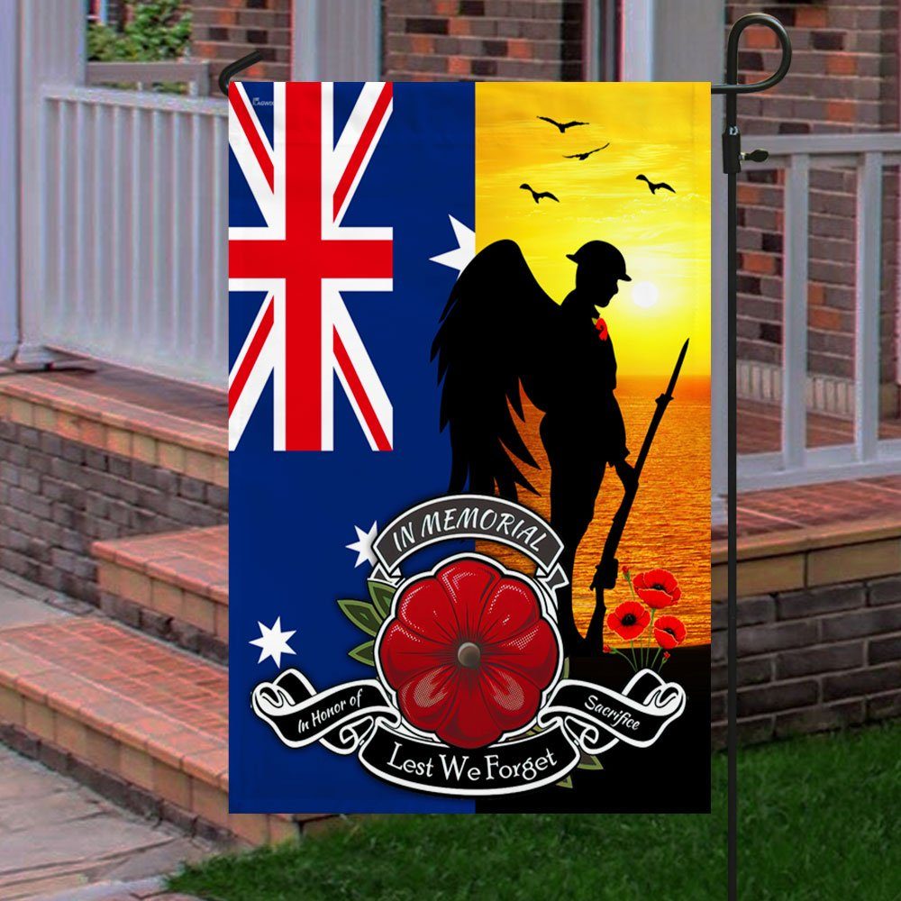 Remembrance Flag In Honor Of Sacrifice - Lest We Forget DDH2824Fv4 ...