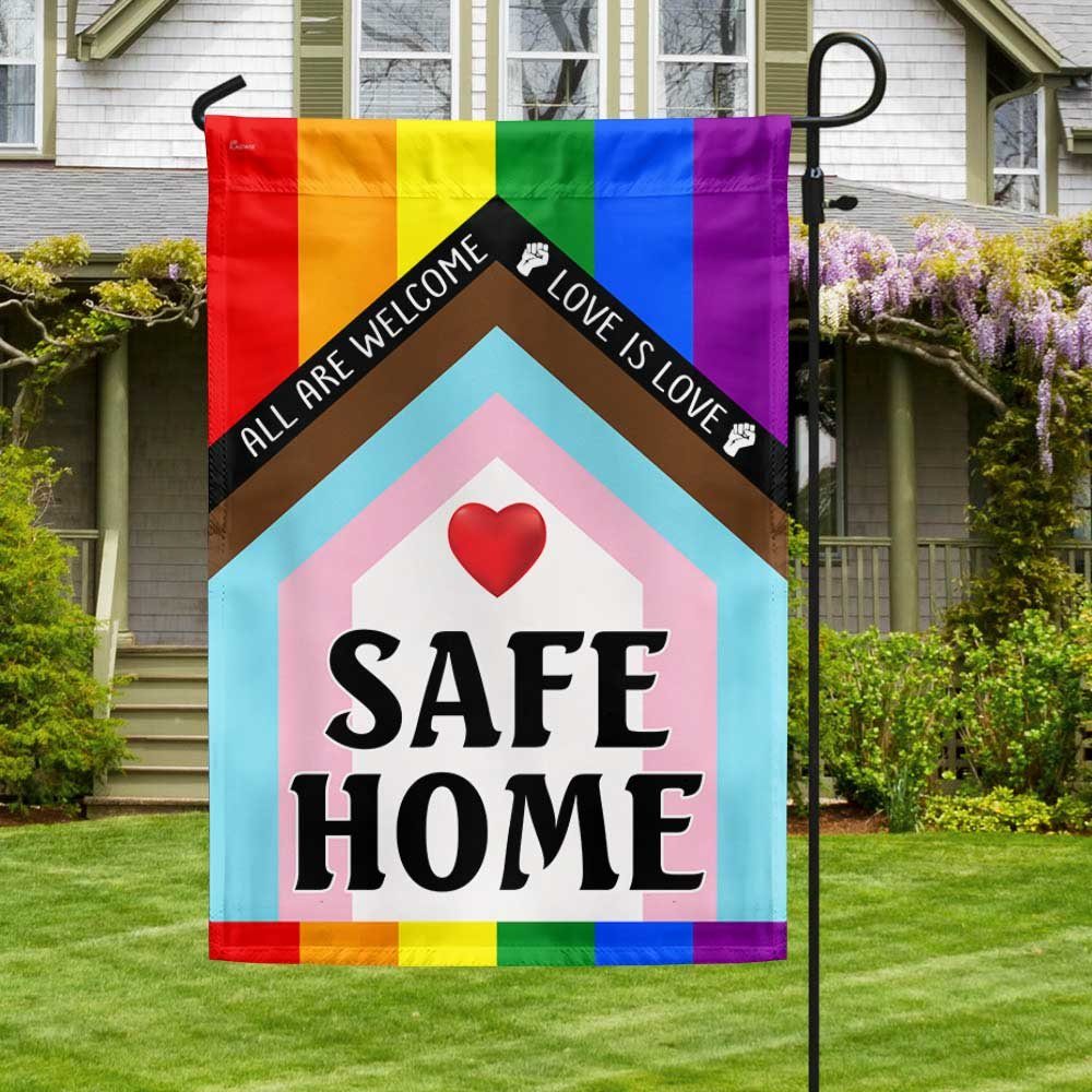 Safe Home LGBTQ Pride Flag TPT805F - Flagwix