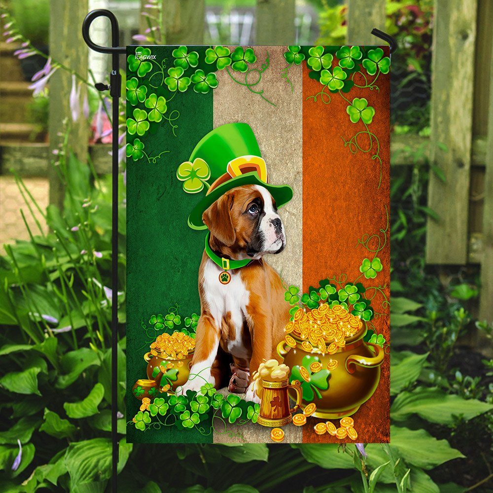 Saint Patrick’s Day Boxer Irish Flag – Flagwix