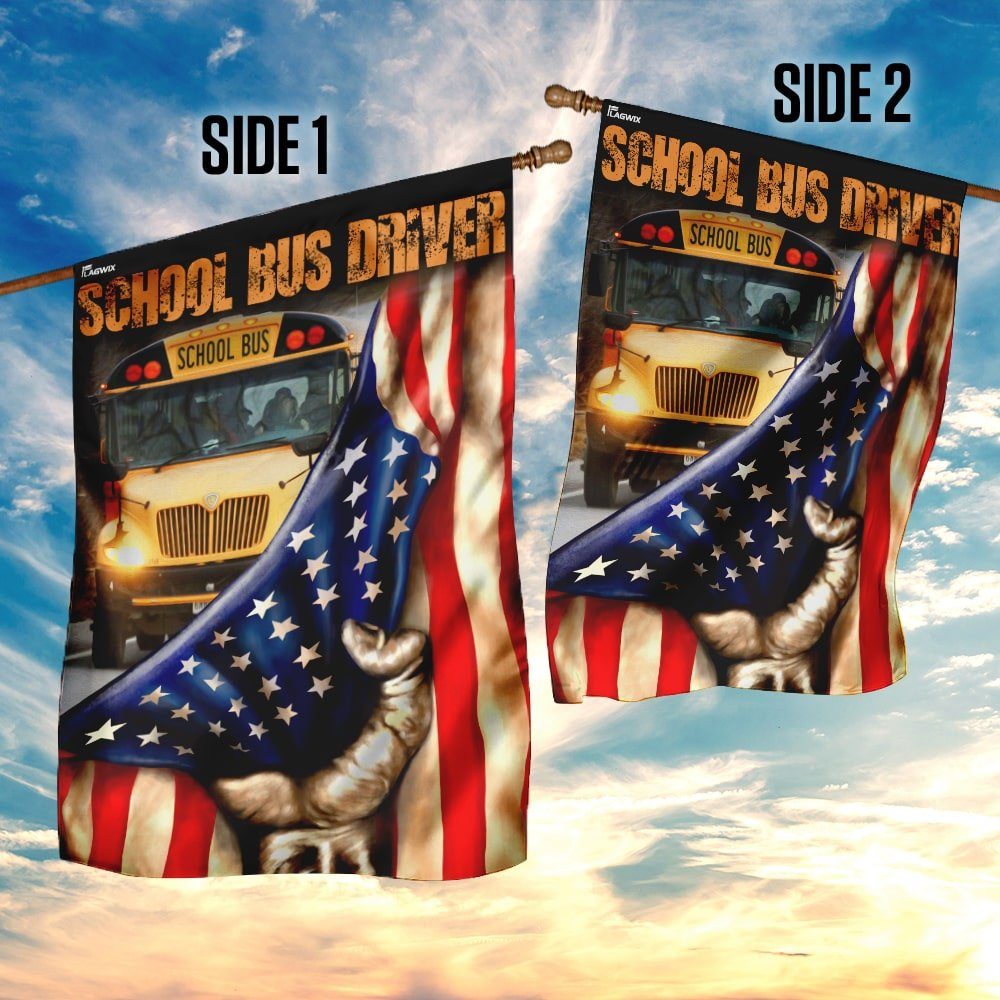 School Bus Driver Flag - Flagwix