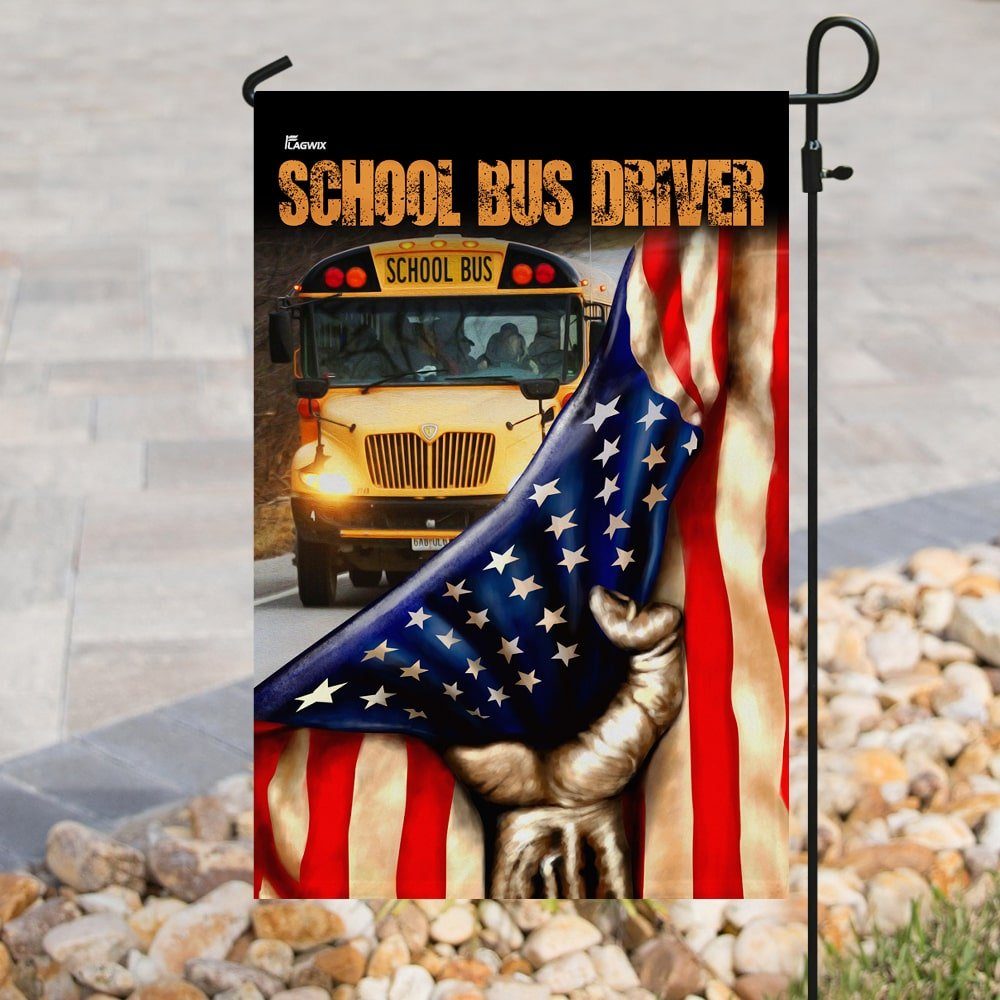 School Bus Driver Flag - Flagwix