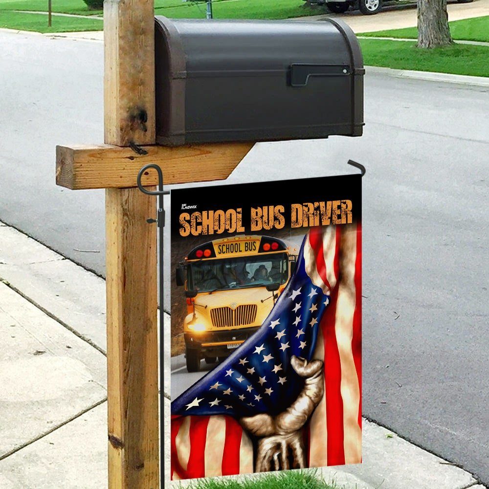 School Bus Driver Flag - Flagwix
