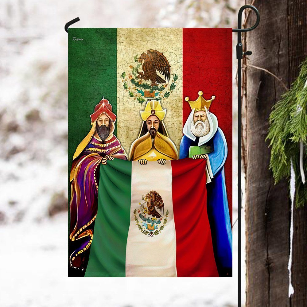 Three Kings Day Mexico Flag Three Wise Men Honor Flag MLN802F - Flagwix