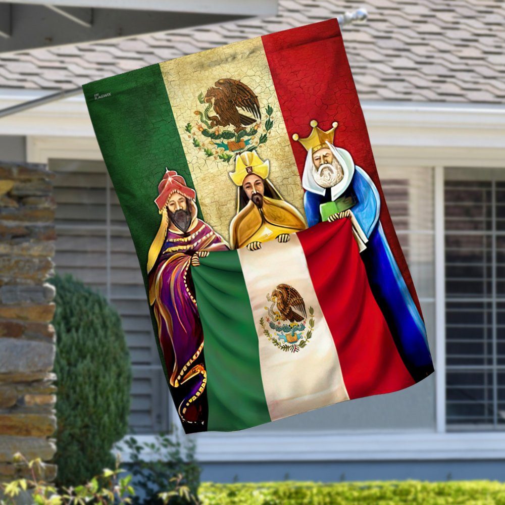 Three Kings Day Mexico Flag Three Wise Men Honor Flag MLN802F - Flagwix