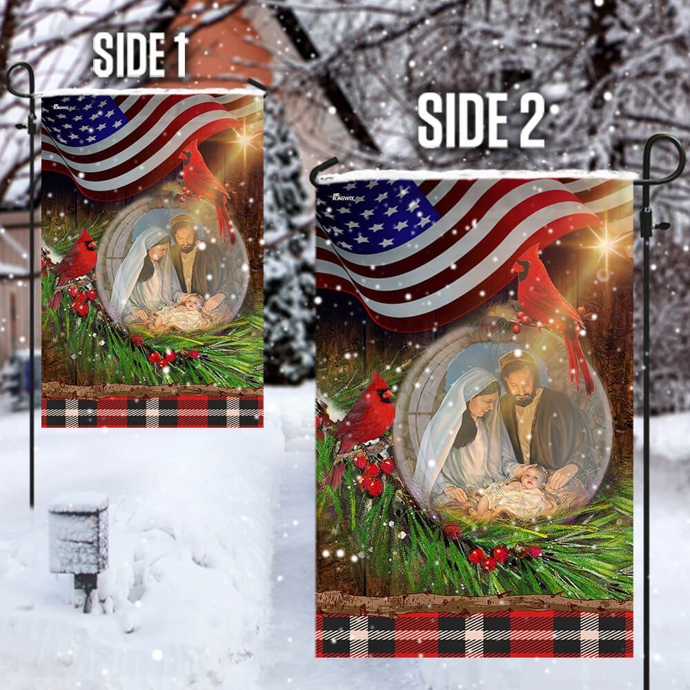 Time Jesus Born Flagwix™ Jesus Christmas Flag - Flagwix