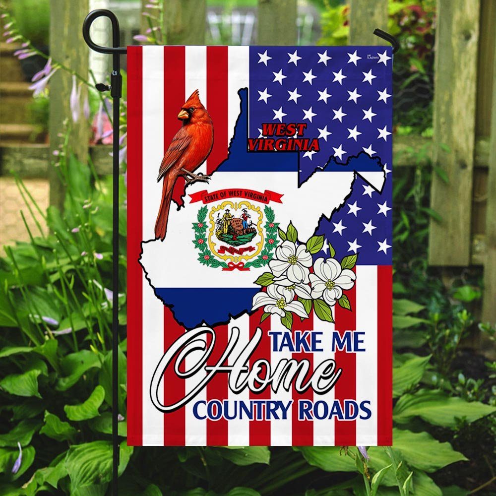 West Virginia State Flag Take Me Home Country Roads Flag MLN673F – Flagwix