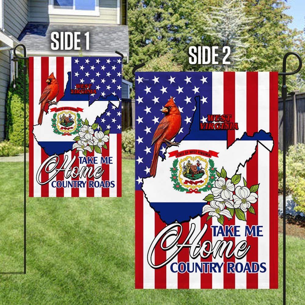 West Virginia State Flag Take Me Home Country Roads Flag MLN673F – Flagwix
