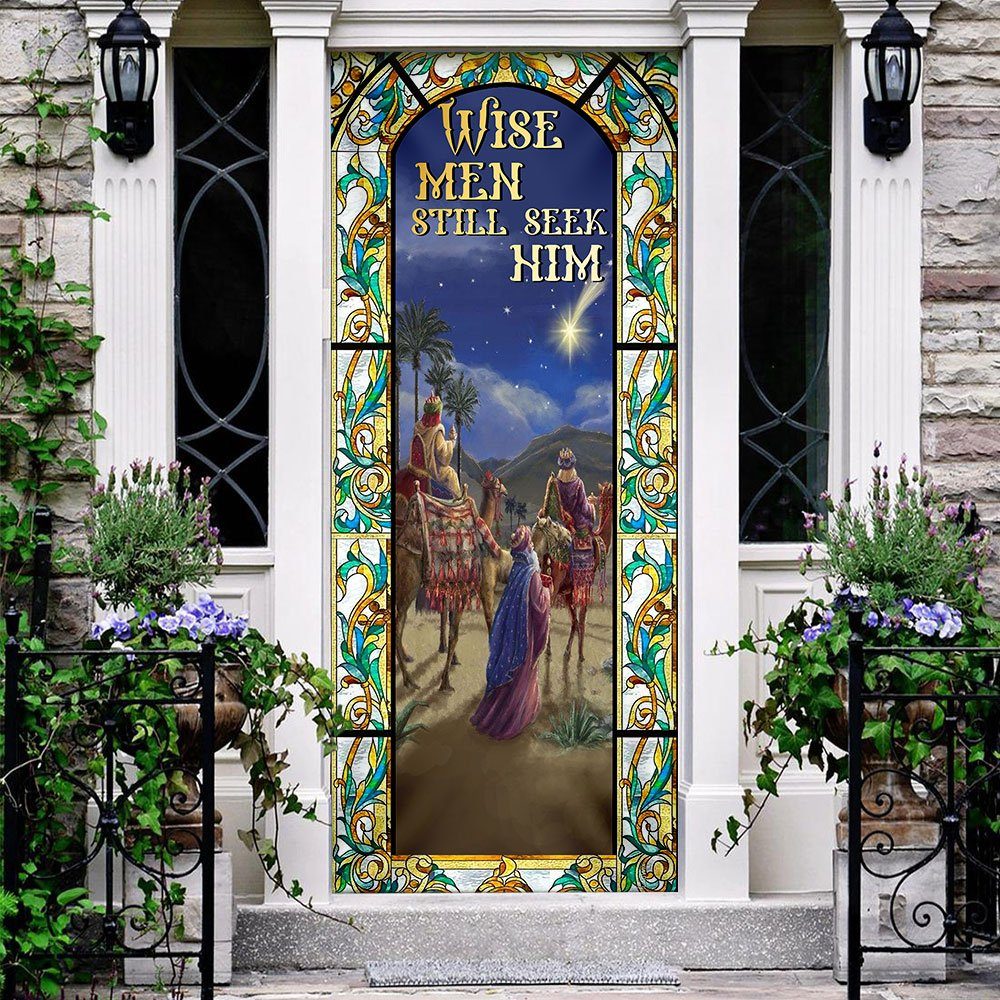 Wise Men Still Seek Him. Three Kings Day Door Cover – Flagwix