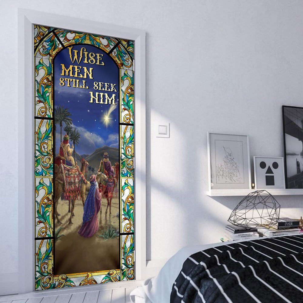 Wise Men Still Seek Him. Three Kings Day Door Cover – Flagwix