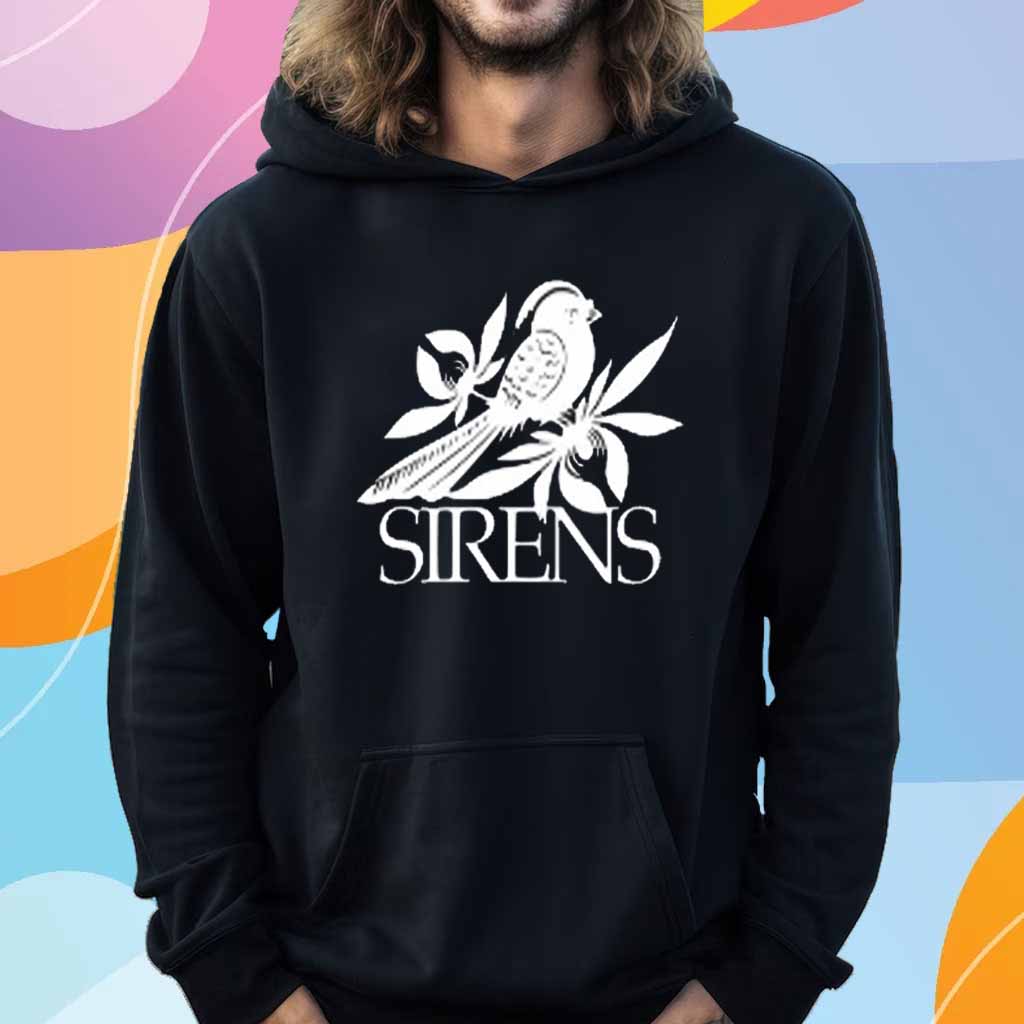 Bird Logo Sirens Black T-Shirt - Flagwix