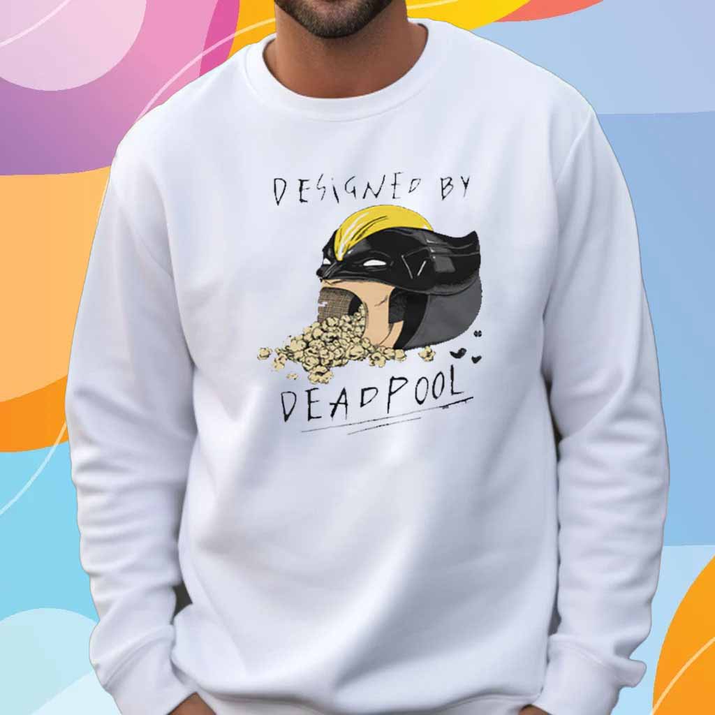 Deadpool Popcorn Bucket T-Shirt - Flagwix